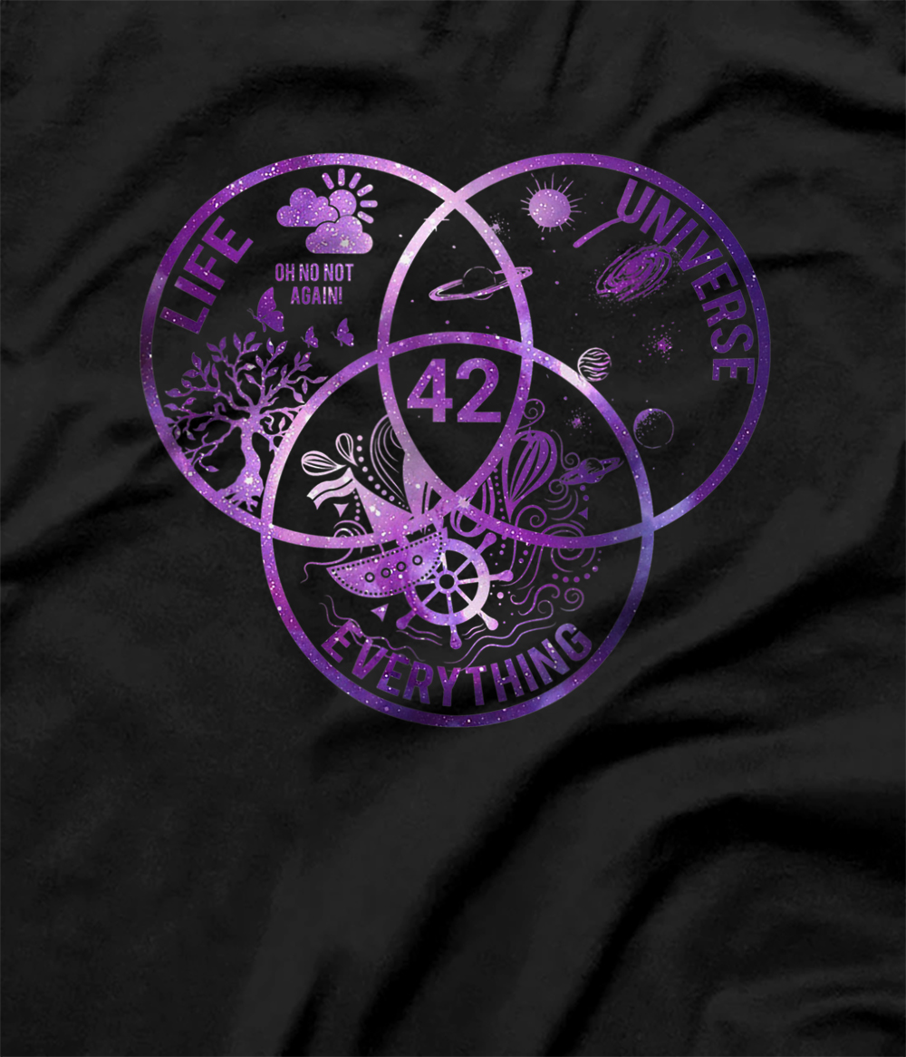 Personalized 42 Answer to Life Universe and Everything T-Shirt - All ... Personalized 42 Answer to Life Universe and Everything T-Shirt - All ...
