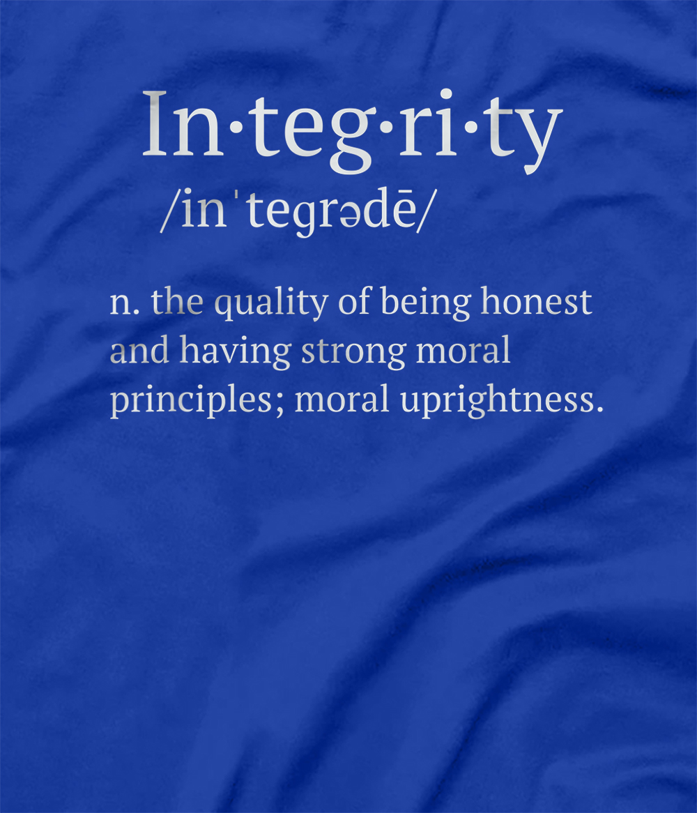 Personalized Integrity T-Shirt - All Star Shirt