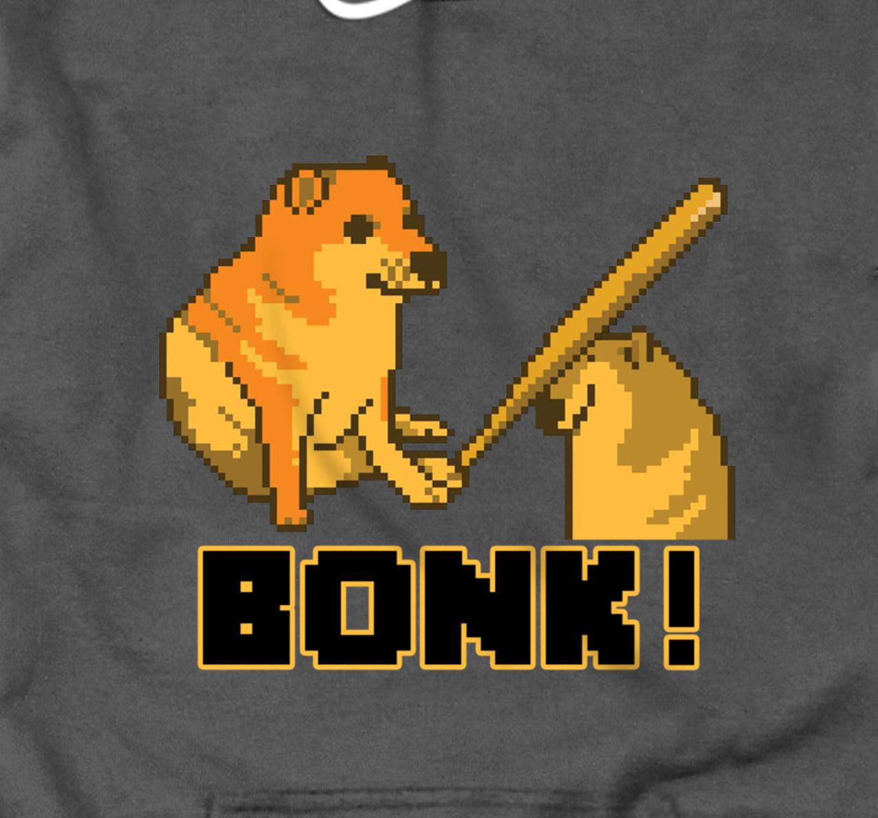 Personalized Pixel Art Cheems Bonk Meme Pullover Hoodie - All Star Shirt