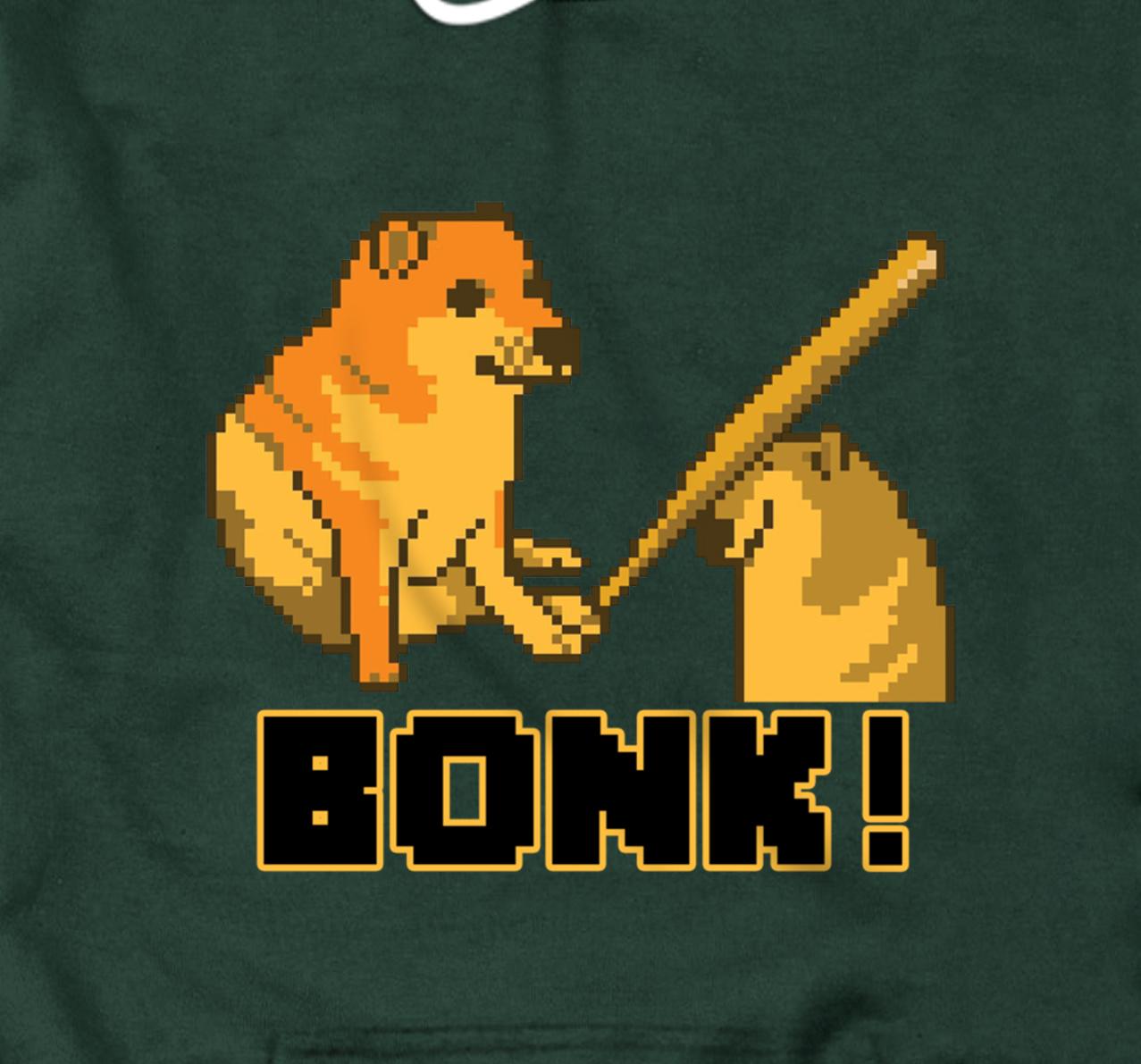Personalized Pixel Art Cheems Bonk Meme Pullover Hoodie - All Star Shirt