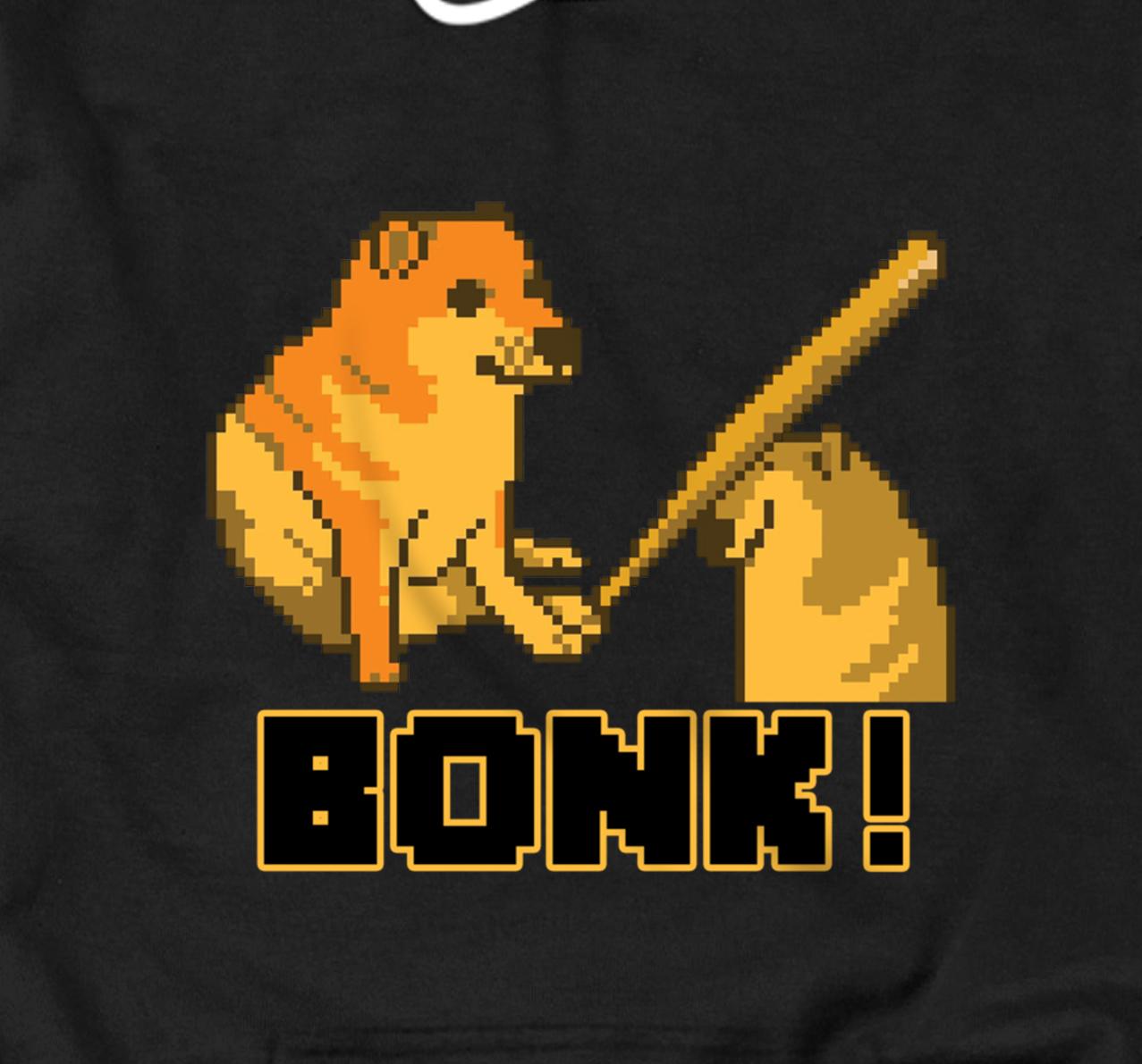 Personalized Pixel Art Cheems Bonk Meme Pullover Hoodie - All Star Shirt