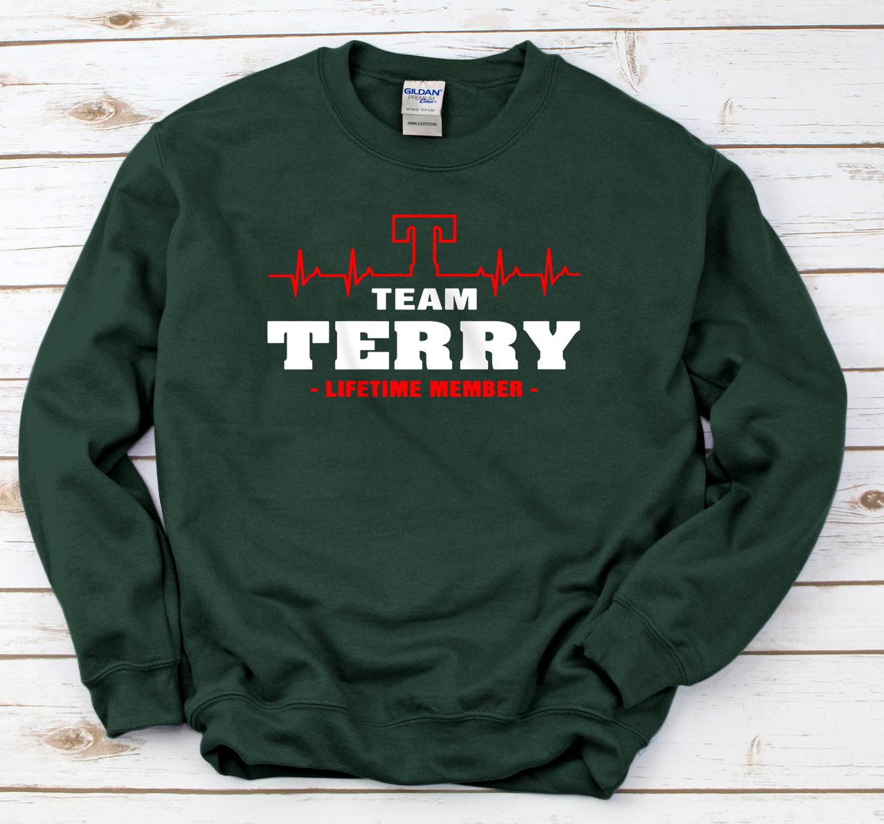 Personalized Team Terry Lifetime Member Pullover Hoodie All Star Shirt