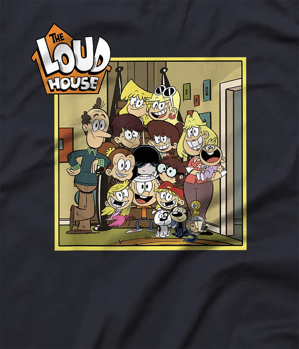 Personalized The Loud House Group Shot Framed Poster T-Shirt - All Star ...