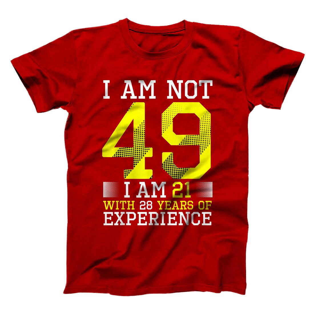 Personalized 49th Birthday Man Woman 49 Year Old Gift T-Shirt - All ...