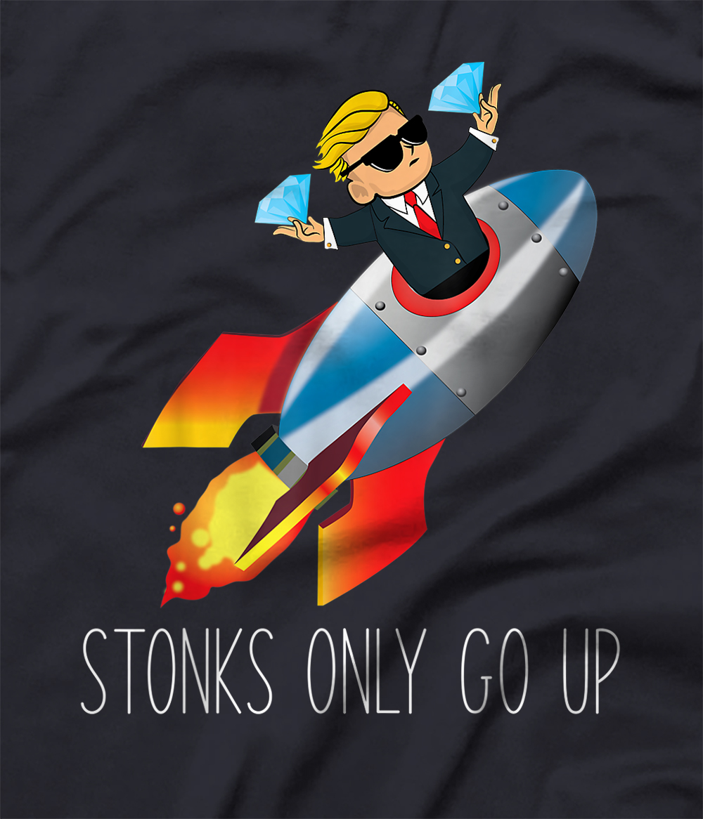 Personalized WallStreetBets WSB Rocket Ship To The Moon Stonks Only Go ...