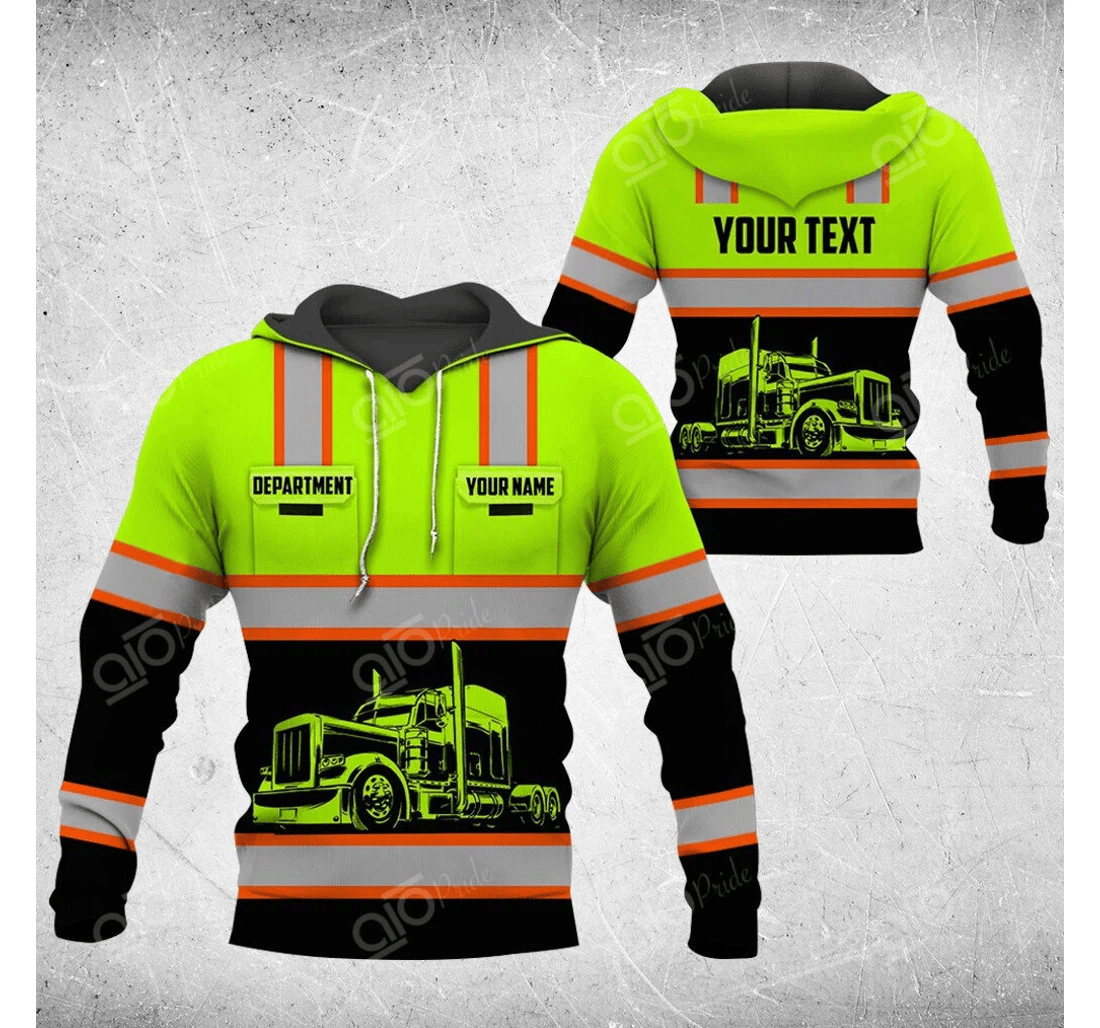 Personalized Customize Truck Uniform - 3D Printed Pullover Hoodie ...