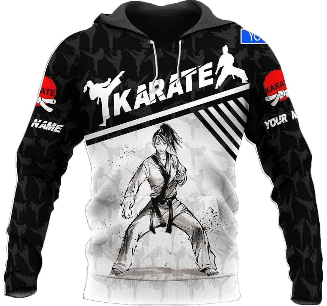 Personalized Female Karate Cross Karate Lovers Family - 3D Printed ...